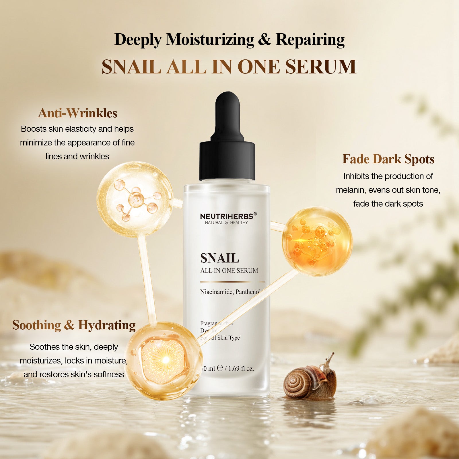 The Best All In One Snail Mucin Serum For Anti-Aging And Skin Soothing ...
