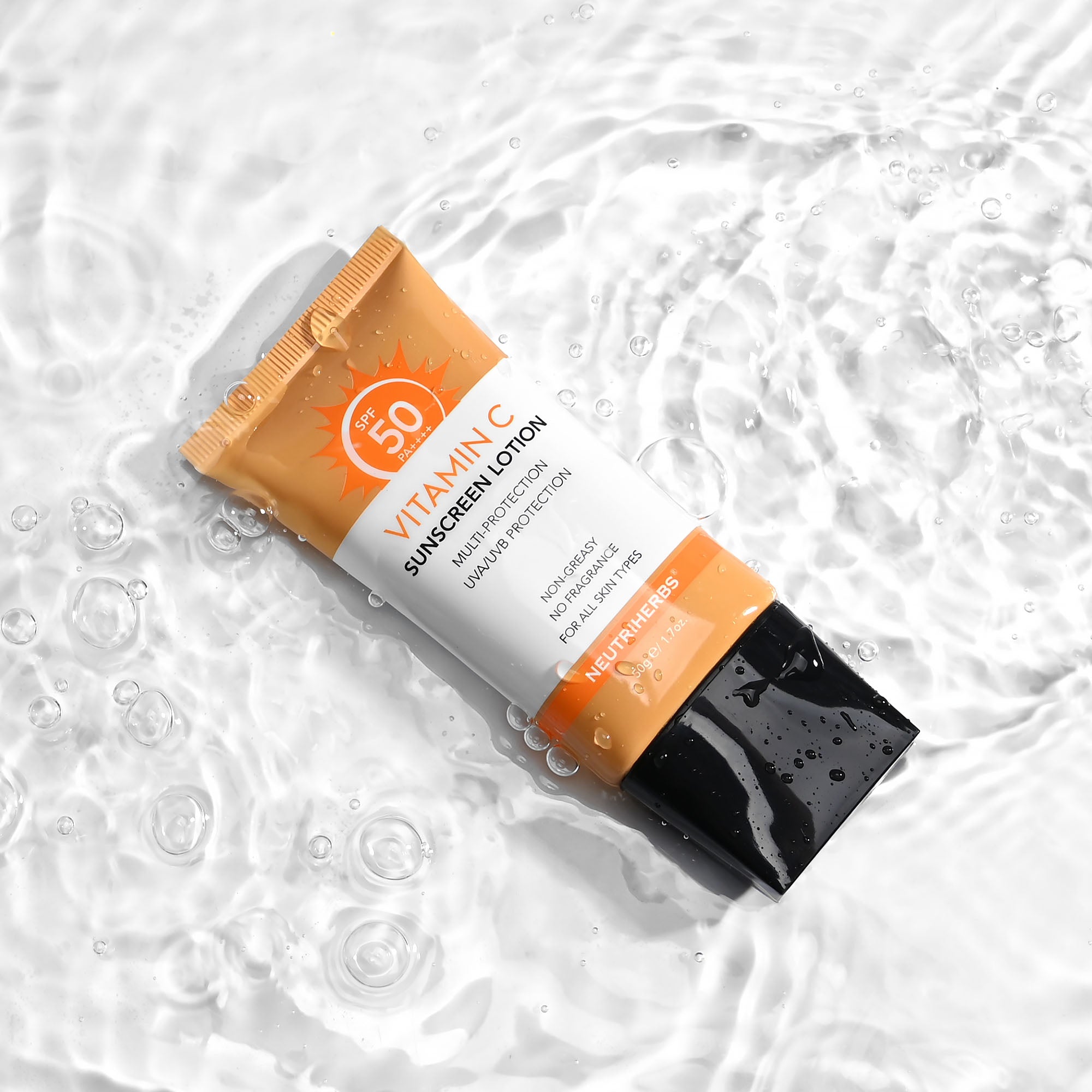 Vitamin C Sunscreen SPF50 With Double UV Protection – Neutriherbs