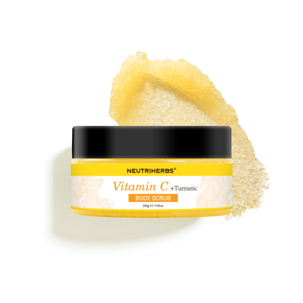 Vitamin C Turmeric Exfoliating Body Scrub For Skin Brightening ...