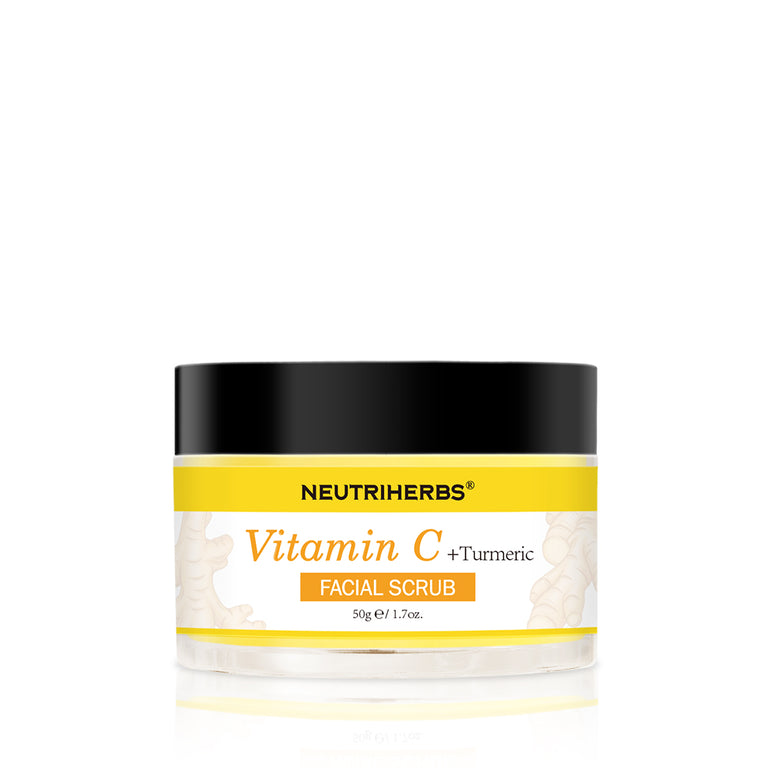 Vitamin C Turmeric Exfoliating Glow Facial Scrub For Skin Lightening ...